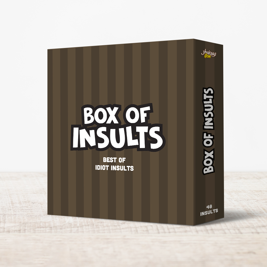 Box of Idiot Insults - Jhakaas Items