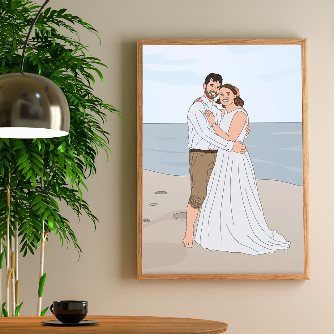 Finetune Lines Art Frame - Jhakaas Items