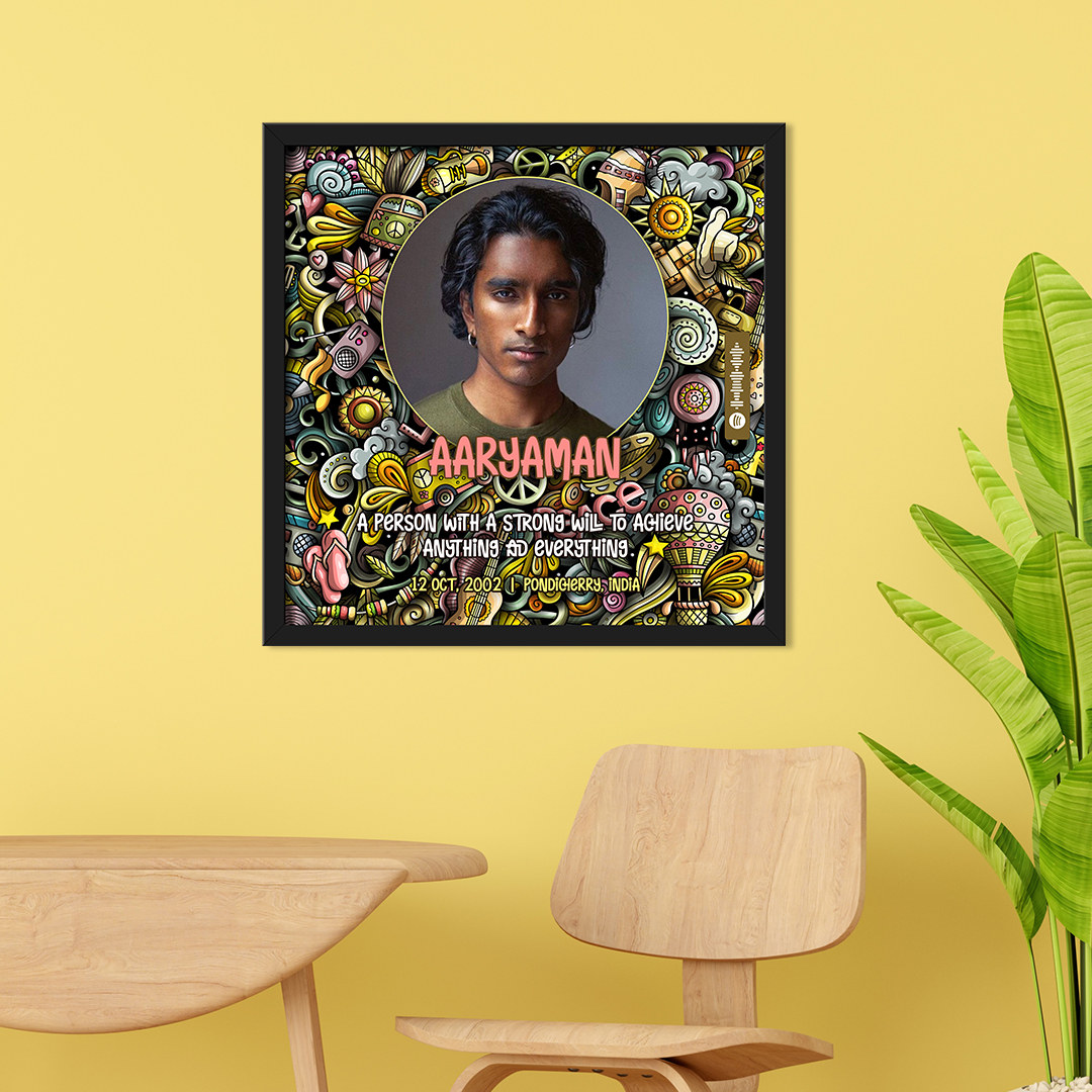 Hippie Doodle Art Frames - Jhakaas Items