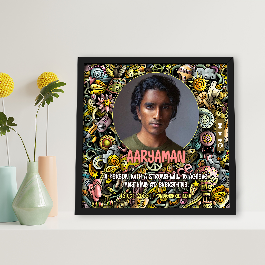 Hippie Doodle Art Frames - Jhakaas Items