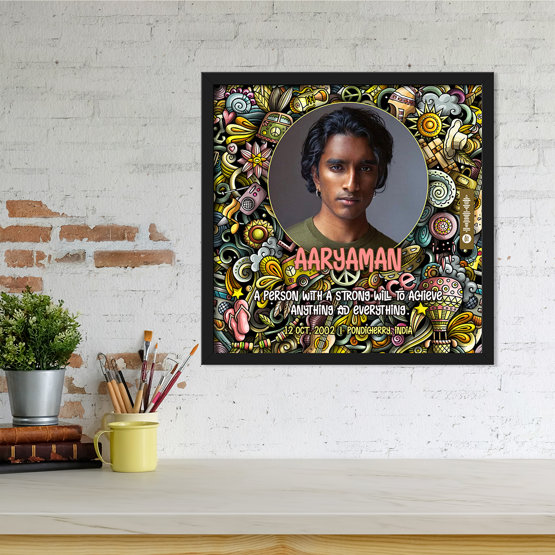 Hippie Doodle Art Frames - Jhakaas Items