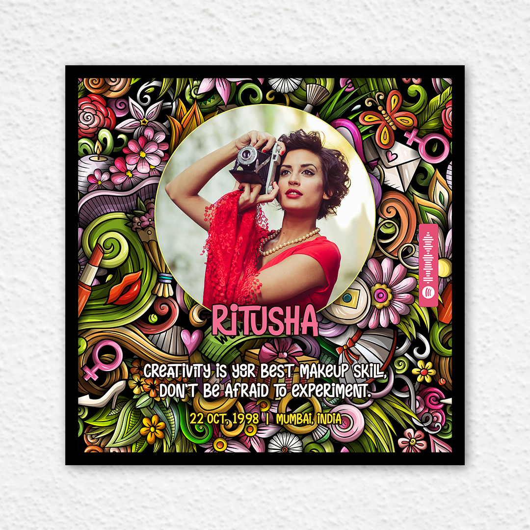 Lady Bird Doodle Art Frame - Jhakaas Items