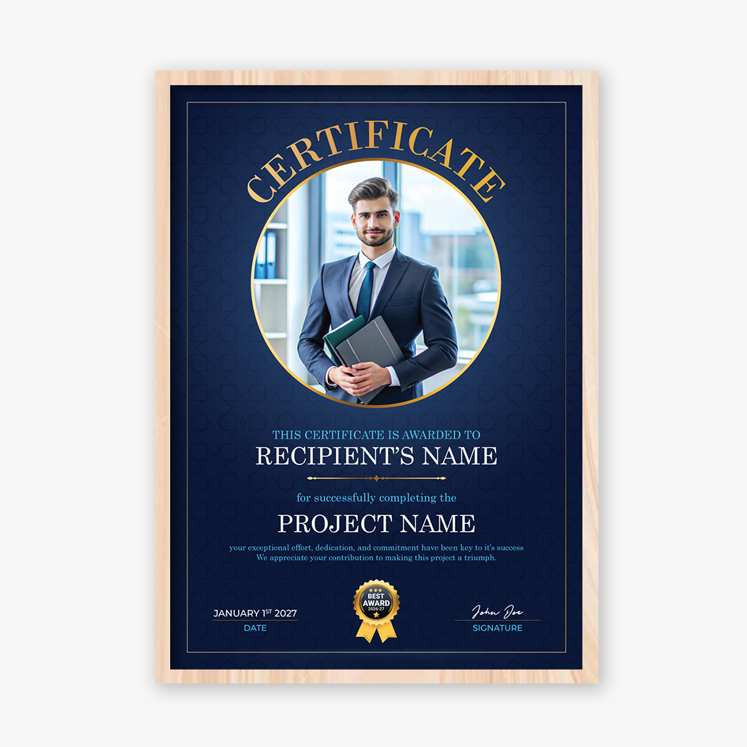 Project Completion Certificate - Jhakaas Items