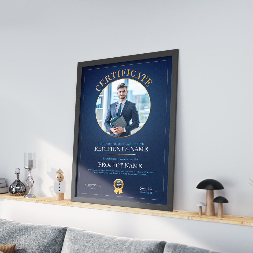 Project Completion Certificate - Jhakaas Items