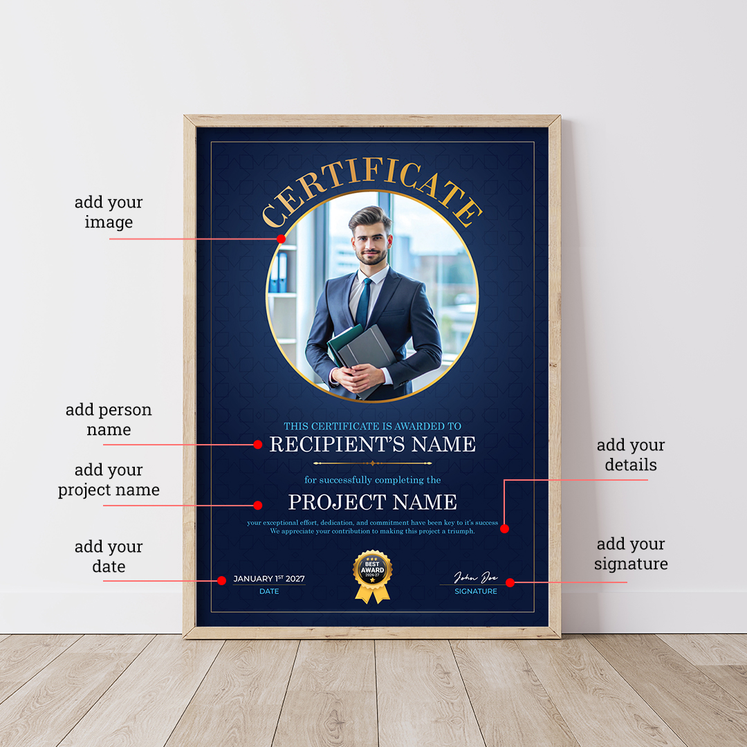 Project Completion Certificate - Jhakaas Items