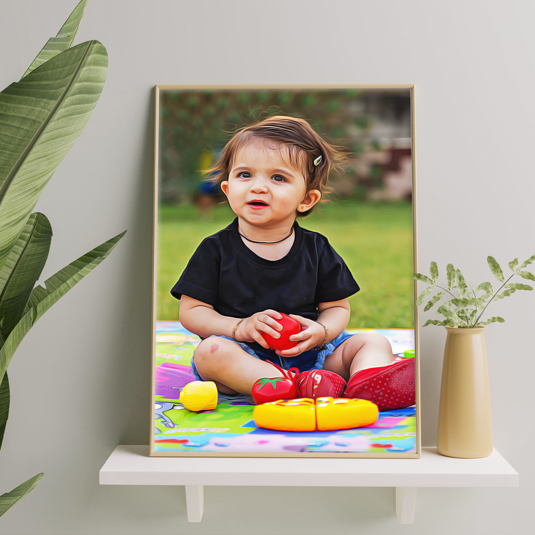 Smooth Oil Painting Art Work Frames - Jhakaas Items