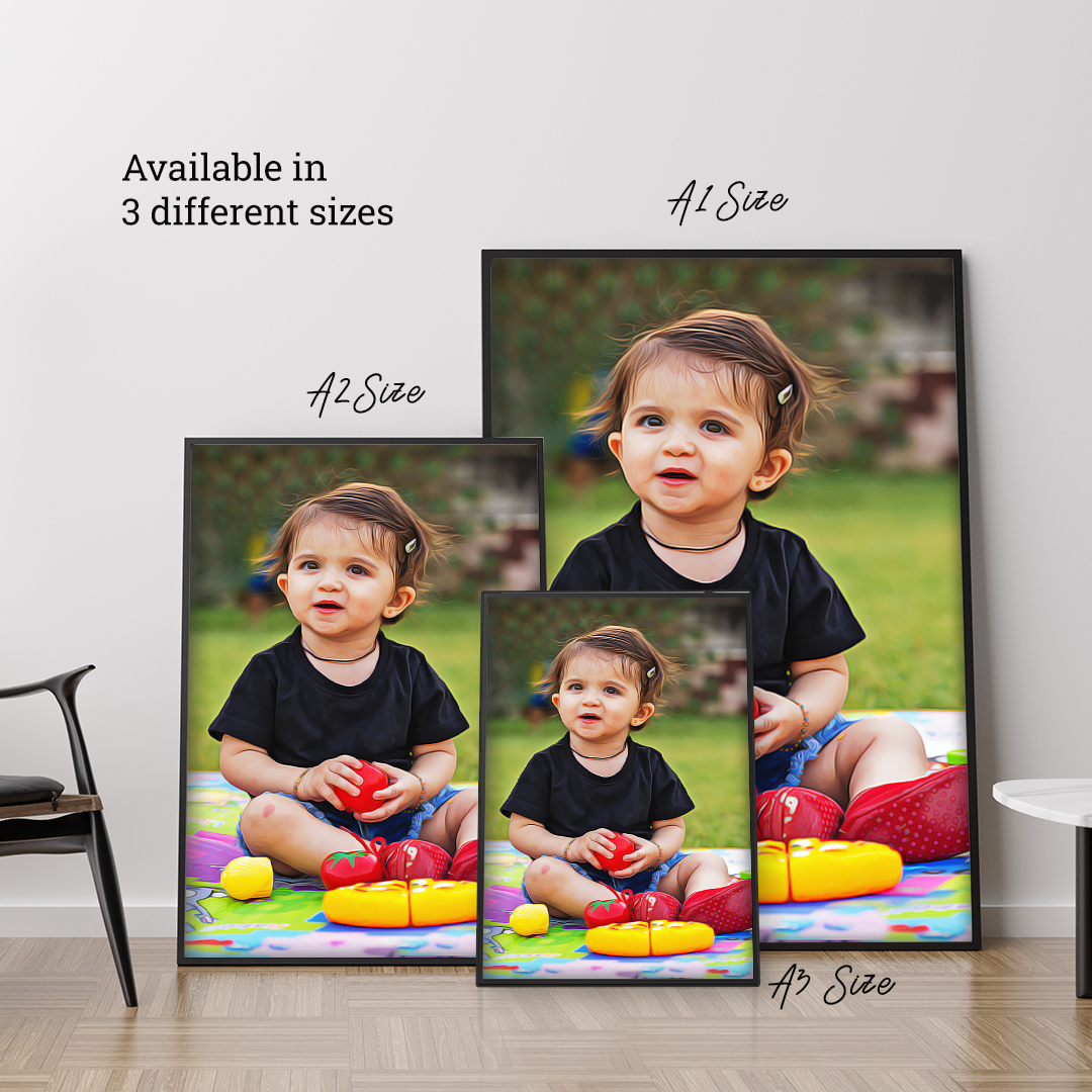 Smooth Oil Painting Art Work Frames - Jhakaas Items