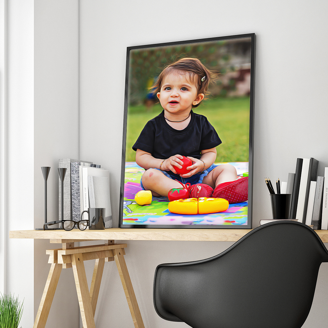 Smooth Oil Painting Art Work Frames - Jhakaas Items